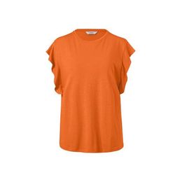 Tchibo Shirt mit Volant - Orange - Gr.: L