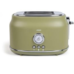 LIVOO - 2-Scheiben-Toaster 815w grün - dod181v