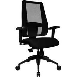 Bürostuhl Topstar "Lady Sitness Deluxe" Stühle schwarz (schwarz, schwarz) Drehstühle