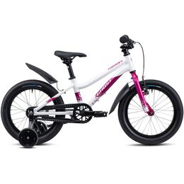 Kinderfahrrad GHOST "Powerkid 12" Fahrräder Gr. 23 cm, 16 Zoll (40,64 cm), weiß Kinder Kinderfahrräder