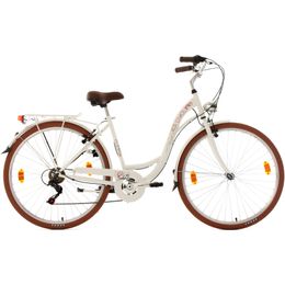 KS-Cycling Cityrad KS CYCLING "Eden" Fahrräder Gr. 48 cm, 28 Zoll (71,12 cm), weiß Alle Fahrräder