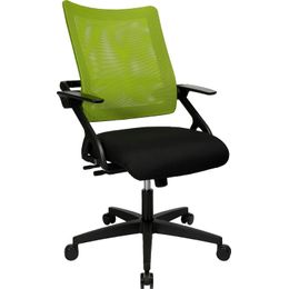 Bürostuhl Topstar "New S'move", schwarz (schwarz, grün), Stühle