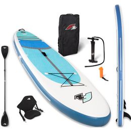 F 2 SUP-Board F2 "F2 Cross Sitz + Wendepaddel" Wassersportboards Gr. 10,5 320 cm, blau Stand Up Paddle