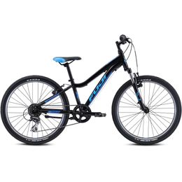 Mountainbike FUJI Bikes "Fuji Dynamite 24 Comp" Fahrräder Gr. 30 cm, 24 Zoll (60,96 cm), schwarz Kinder Fahrräder