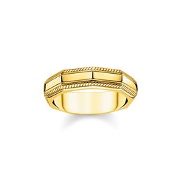 Thomas Sabo Ring Eckig gold