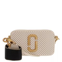 Marc Jacobs Crossbody Bags - The Perforated Snapshot Crossbody Leather - in beige - Crossbody Bags für Damen