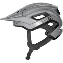 Mountainbikehelm Abus "CLIFFHANGER" Helme Gr. L Kopfumfang: 57 cm - 61 cm, silberfarben Fahrradhelme für Erwachsene