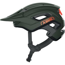 Mountainbikehelm Abus "CLIFFHANGER" Helme Gr. L Kopfumfang: 57 cm - 61 cm, grün (pine green) Fahrradhelme für Erwachsene