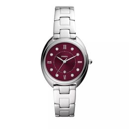 Fossil Uhr - Gabby Three-Hand Date Stainless Steel Watch - in silber - Uhr für Damen