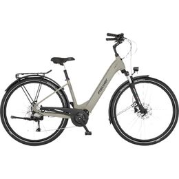 Fischer Cita 3.3I Citybike (Laufradgröße: 28 Zoll, Rahmenhöhe: 50 cm, Damen-Rad, 630 Wh, Zementgreige matt​)