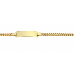 Adelia´s Adelia´s Goldarmband 333 Gold Flach Panzer Armband 18,5 cm, 333 Gold Goldschmuck für Damen, goldfarben