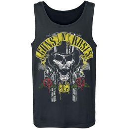 Guns N' Roses Guns N' Roses Top Hat Tank-Top schwarz in L