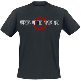 Queens Of The Stone Age Logo T-Shirt schwarz in L