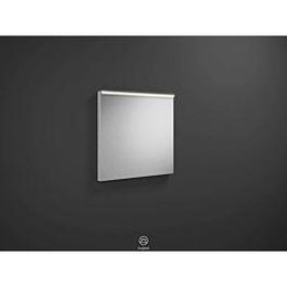 Burgbad Eqio Leuchtspiegel SIGZ065F2009 65 x 63,5 x 6 cm, Weiß Hochglanz, horizontale LED-Aufsatzleuchte