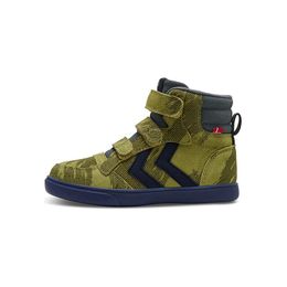 Hummel Leder-Sneakers "Stadil Print Jr" in Khaki - 27