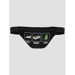 RIPNDIP Pussy, Money, Weed Fanny Pack Umhängetasche black