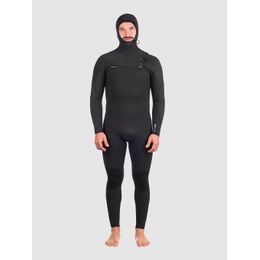 O`Neill O'Neill Hyperfreak 5/4+ Chest Zip Hooded Neoprenanzug black