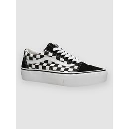 Vans Checkerboard Old Skool Platform Sneakers true white