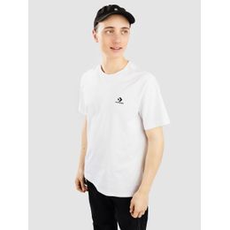 Converse Standard Fit Left Chest Star Chev Emb T-Shirt white