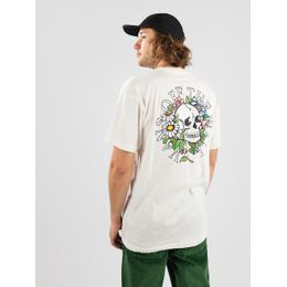 Vans Floral Skull T-Shirt antique white