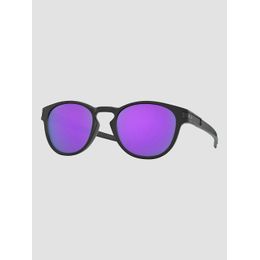 Oakley Latch Matte Black Sonnenbrille prizm violet