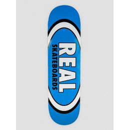 Real Team Classic Oval 8.5" Skateboard Deck blue