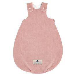 Julius Zöllner Musselin-Babyschlafsack TERRA gefüttert in dusty rose