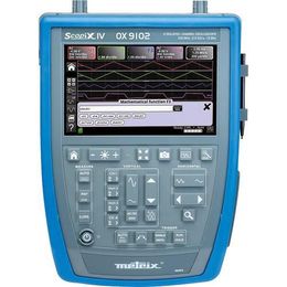METRIX OX 9102 Digital-Oszilloskop 100 MHz 2-Kanal 2.5 GSa/s 100 kpts 12 Bit Digital-Speicher (DSO), Handgerät, Multimeter-Funktionen, Spectrum-Analyser 1 St.