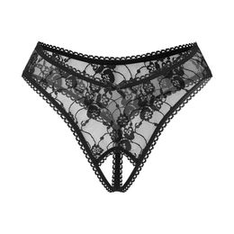 Rimba Sexy Ouvert-String mit Ziernaht und Spitze