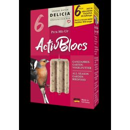 Delicia Pick-Me-Up ActivBloc 6 Kartons mit je 6 Stück Vogelfutter / Ganzjahresfutter