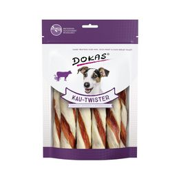 Dokas Dog Snack Kau-Twister Rinderhaut & Ente 9x 200g Hundesnack