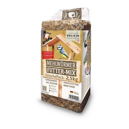 Delicia Mehlwürmer Futtermix 2,5kg Ganzjahresvogelfutter