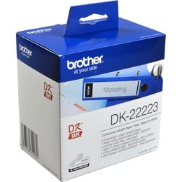 Brother PT Etiketten DK22223 weiss 50mm x 30,48m Rolle