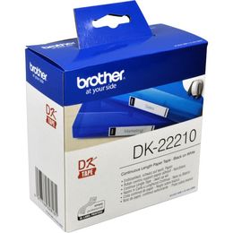 Brother PT Etiketten DK22210 weiss 29mm x 30,48m Rolle