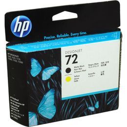 HP Druckkopf C9384A 72 matt schwarz und yellow