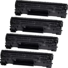 4 Ampertec Toner ersetzt Canon 725 schwarz