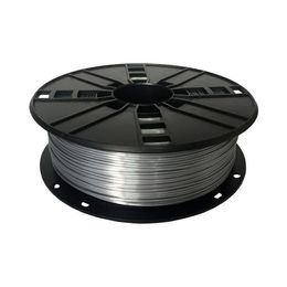 Ampertec 3D-Filament Seiden-PLA silber mit Perlglanz 1.75mm 1000g Spule