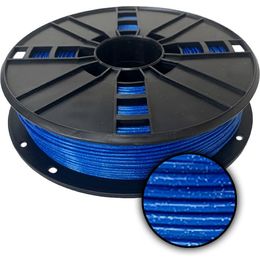Ampertec 3D-Filament metallic PLA mit Glitzer blau 1.75mm 500g Spule