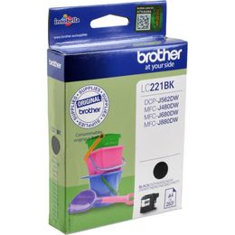 Brother Tinte LC-221BK schwarz