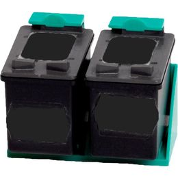 2 Ampertec Tinten ersetzt HP 56 schwarz