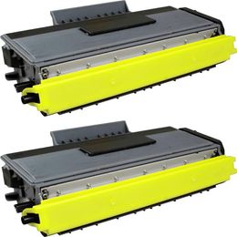 2 Ampertec Toner kompatibel mit Brother TN-3280 Doppelpack schwarz