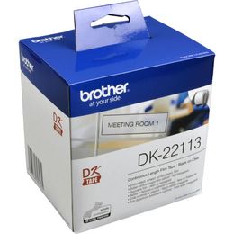 Brother PT Etiketten DK22113 klar 62mm x 15,24m Rolle