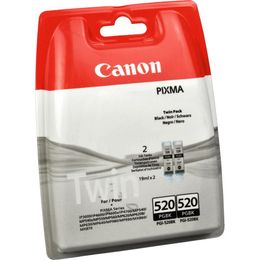2 Canon Tinten 2932B012 PGI-520BK schwarz
