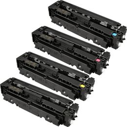 4 Ampertec Toner ersetzt Canon 055 4-farbig