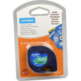 Dymo Label Refills S0721640 schwarz auf grün 12mm x 4m