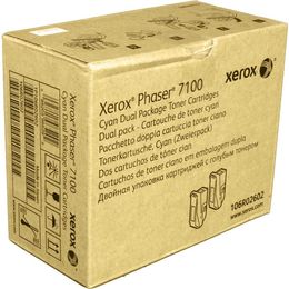 2 Xerox Toner 106R02602 cyan