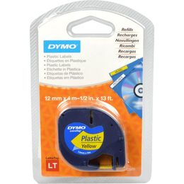 Dymo Label Refills S0721620 schwarz auf gelb 12mm x 4m