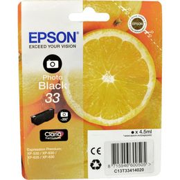 Epson Tinte C13T33414012 Photo Black 33 foto schwarz