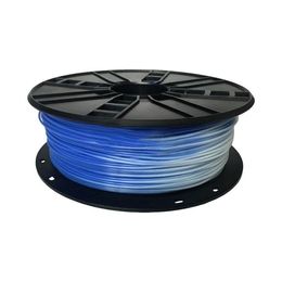 W&P WhiteBOX 3D-Filament ABS Temperatur-Farbwechsel blau-weiss 1.75mm 1000g Spule