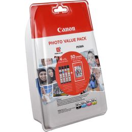 4 Canon Tinten 2052C004 CLI-581 XL BK C M Y 4-farbig